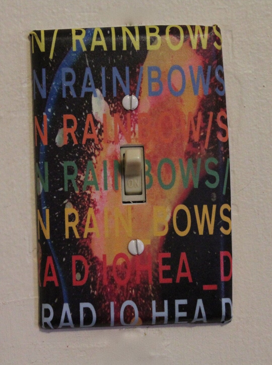 Radiohead in Rainbows - Light Switch Cover Plate - Etsy