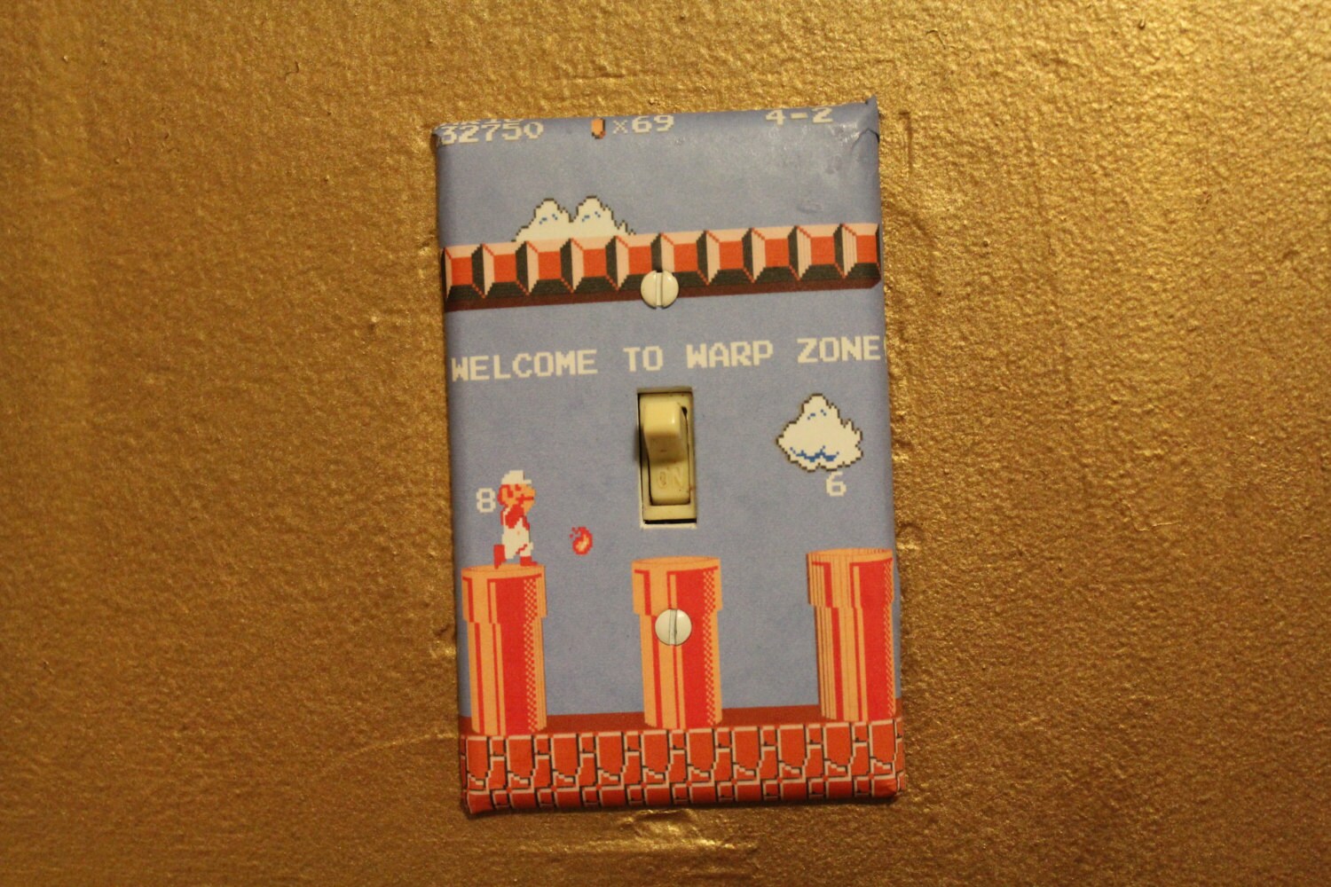 Mario Bros Decorative Light Switch Plate - Etsy