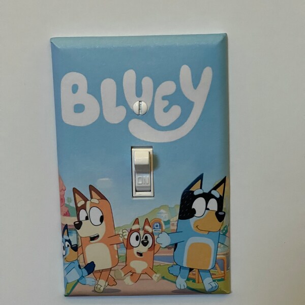 Bluey Light Switch Cover - Etsy