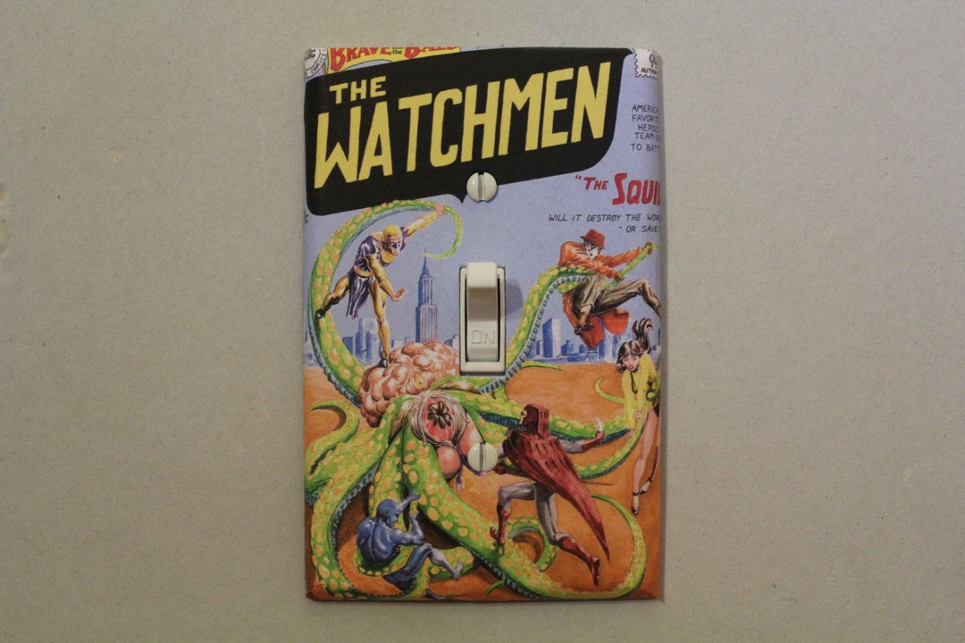 Watchmen Comic Book Cover Light Switch Cover Plate - Etsy