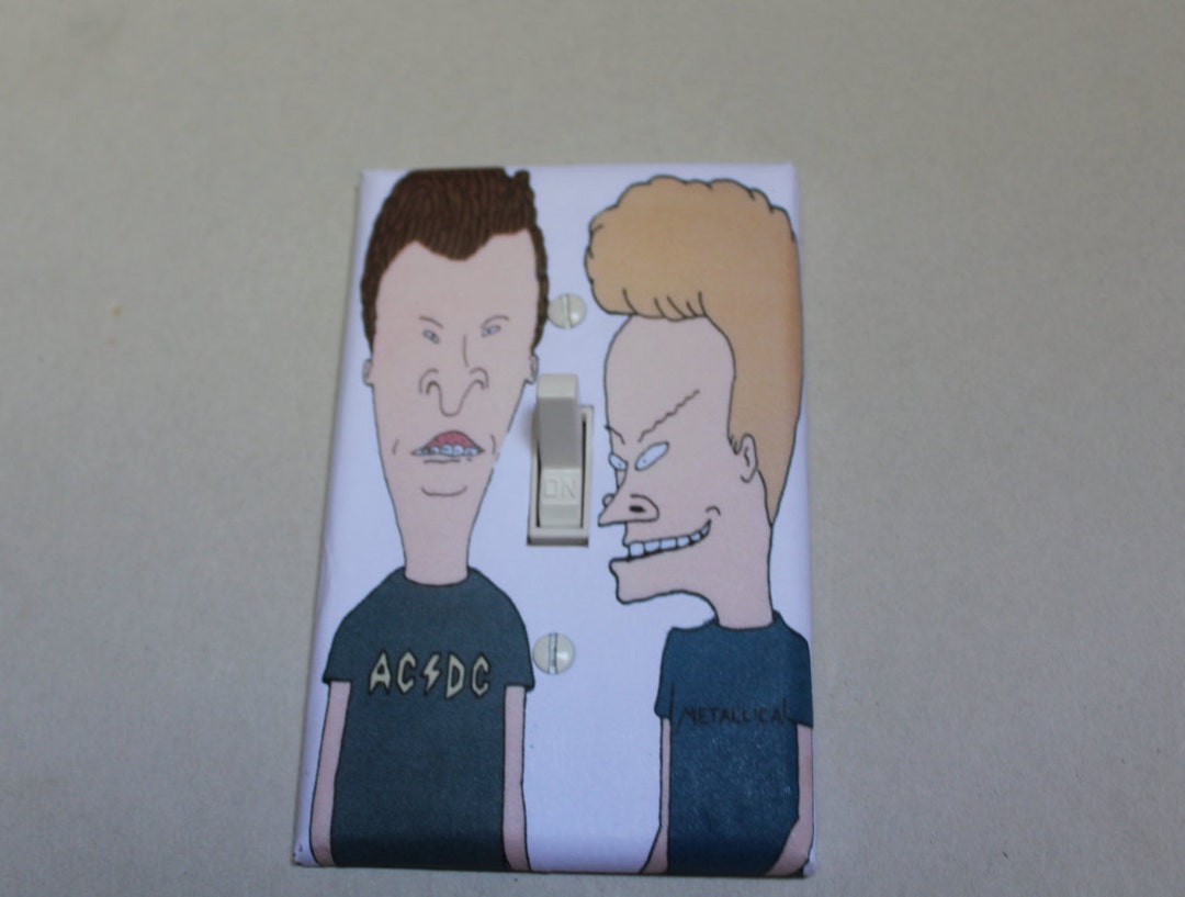 Beavis and Butthead light Switch Cover - Etsy