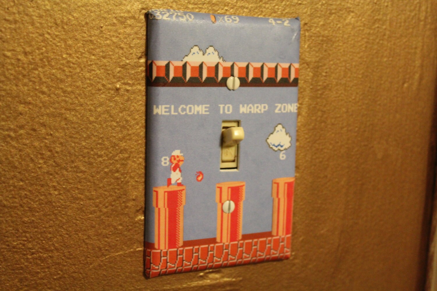 Mario Bros Decorative Light Switch Plate - Etsy