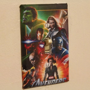 Avengers Light Switch Cover Plate - Etsy
