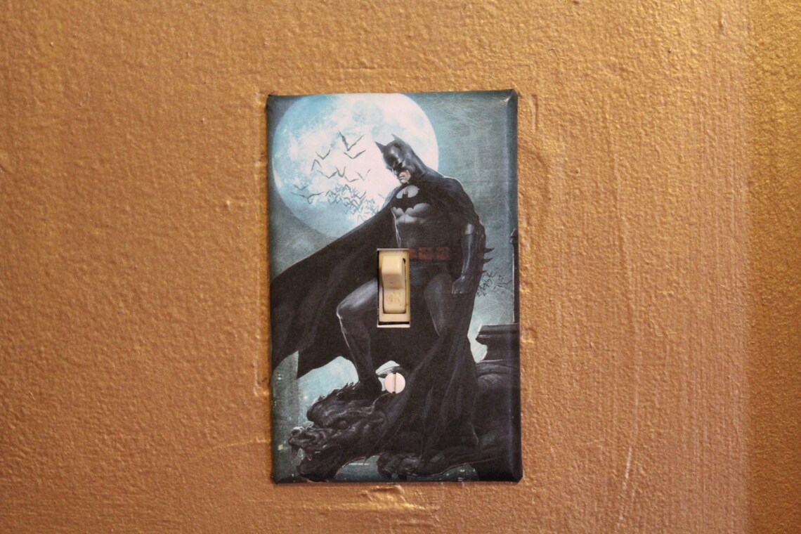 Batman Light Switch Plate - Etsy