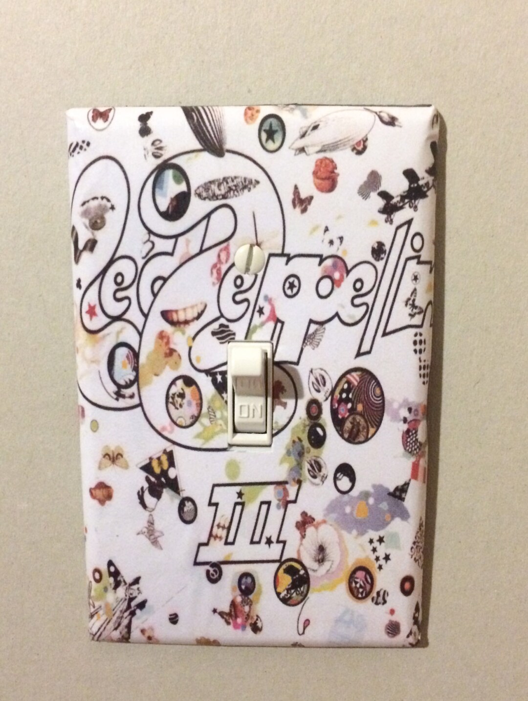 Led Zeppelin - III Light Switch Plate Decorative Cover Plate - Etsy