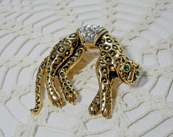 Jaguar brooch | Etsy
