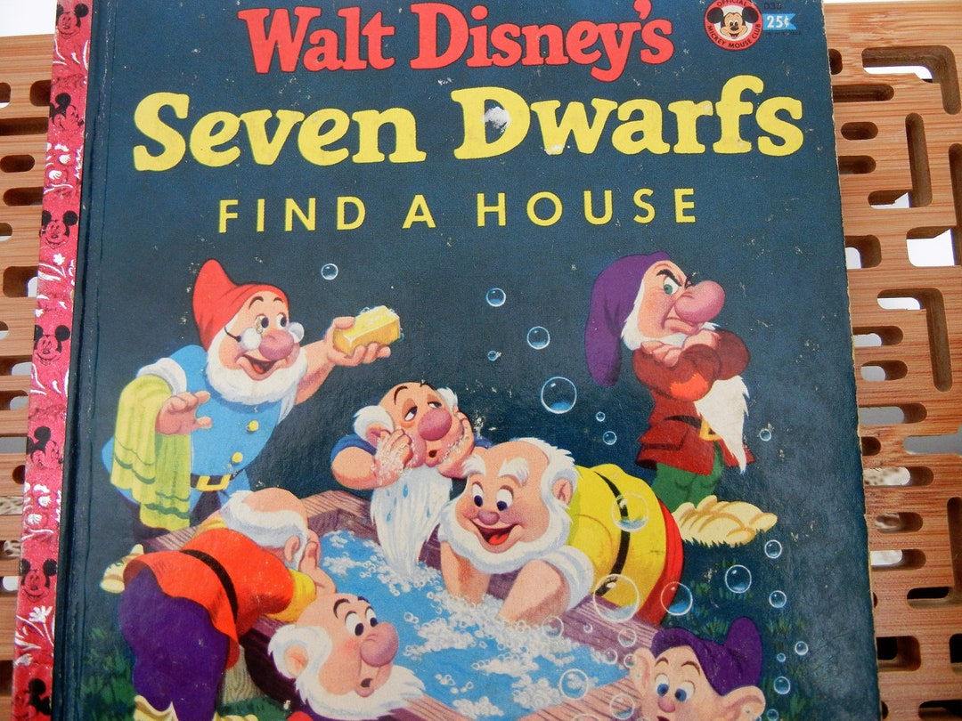 Walt Disney's Seven Dwarfs Find A House Book 1952 - Etsy