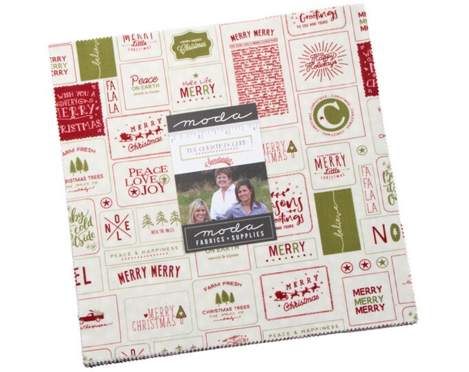 The Christmas Card 10" Layer Cake by Sweetwater for Moda Fabrics ...