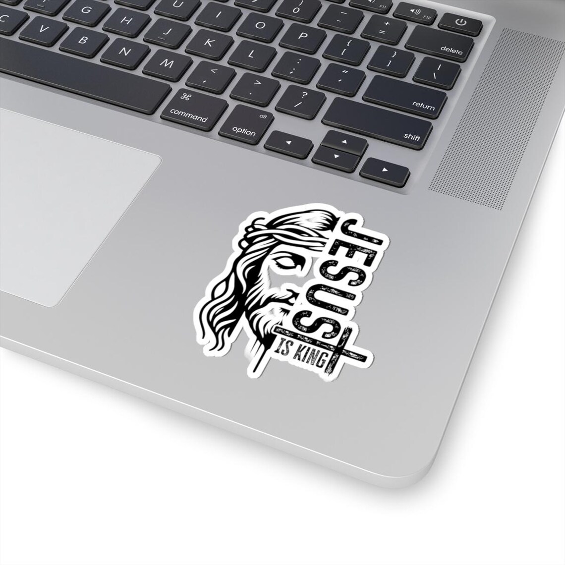 Jesus is King Religious Sticker | Kiss-cut Christian Decal - Etsy
