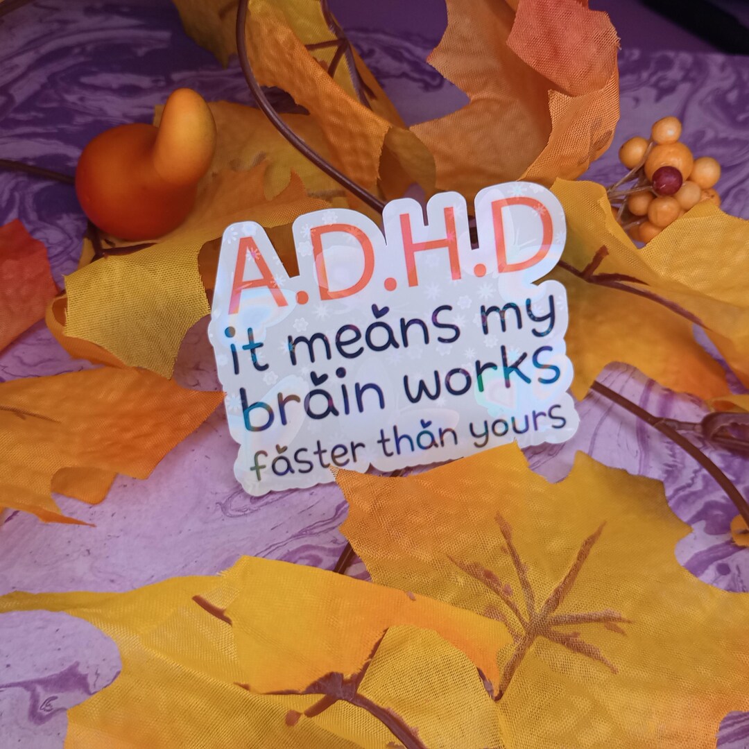 ADHD Awareness Stickers | Neurodiversity Sticker Pack | Mental Health ...
