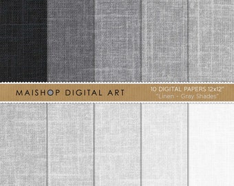 Digital Paper Linen, Digital Backgrounds vintage Scrapbook Paper ...