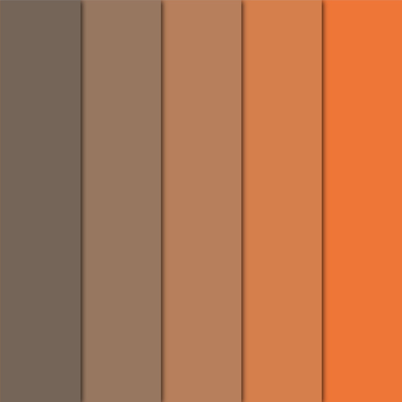 Orange Digital Paper Set: Solid Color Backgrounds, 12x12 (digital ...