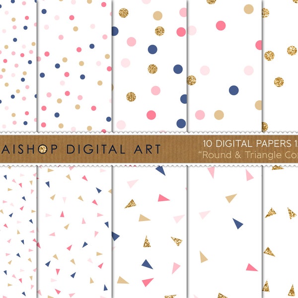 Triangle Confetti - Etsy