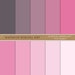 Solid Color Digital Paper 'pink Shades' Printable Scrapbook Papers for ...