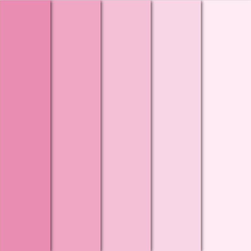 Solid Color Digital Paper 'pink Shades' Printable - Etsy