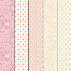 Digital Paper "arabesque - Set 03" Printable Scrapbook Papers for ...