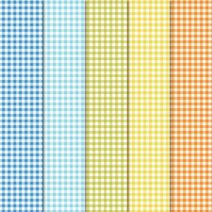 Gingham Digital Paper I Printable Checkered Pattern Scrapbook Papers I ...