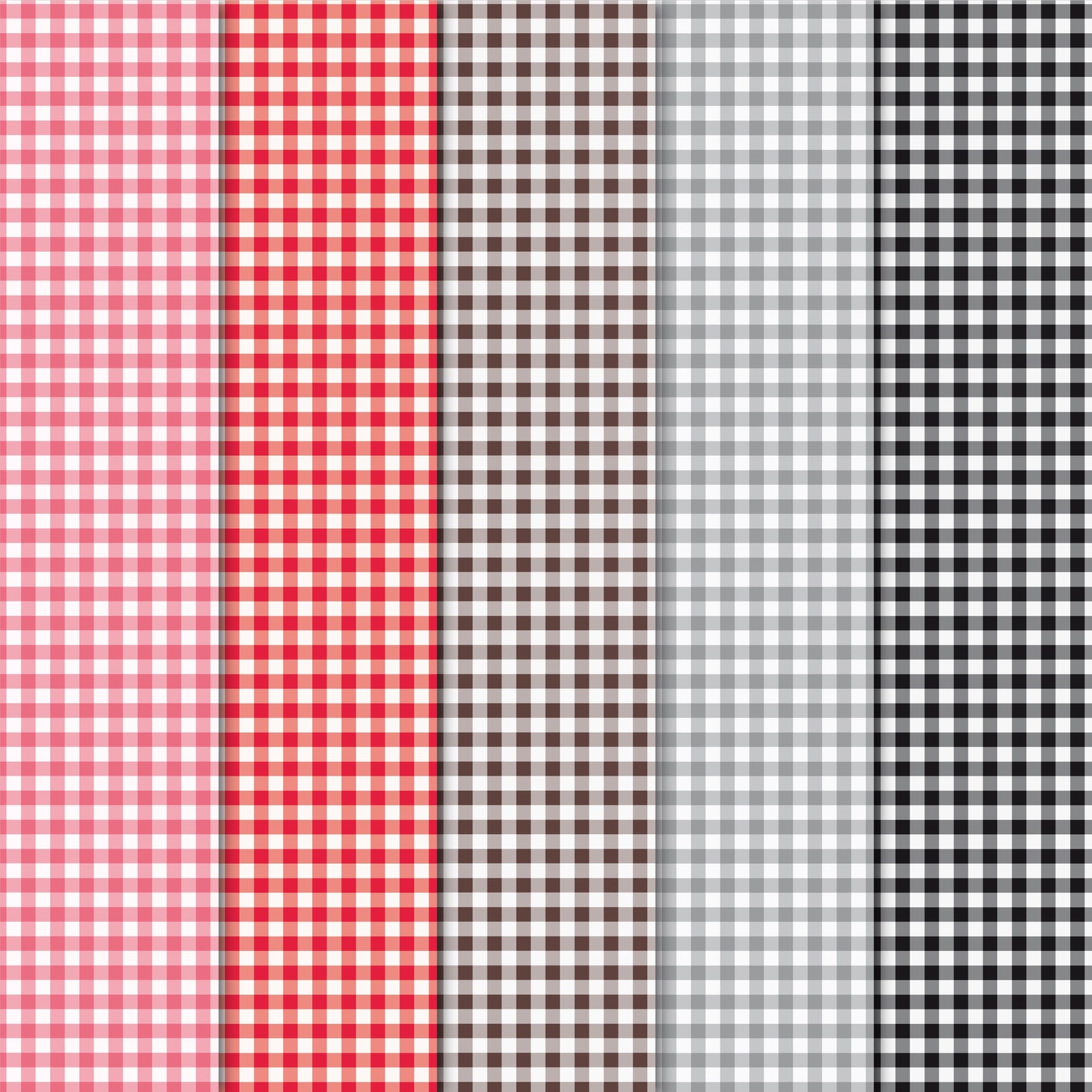 Gingham Digital Paper I Printable Checkered Pattern Scrapbook Papers I ...