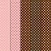 Polka Dot Digital Paper, Scrapbook Designs, Printable Dot Patterns ...