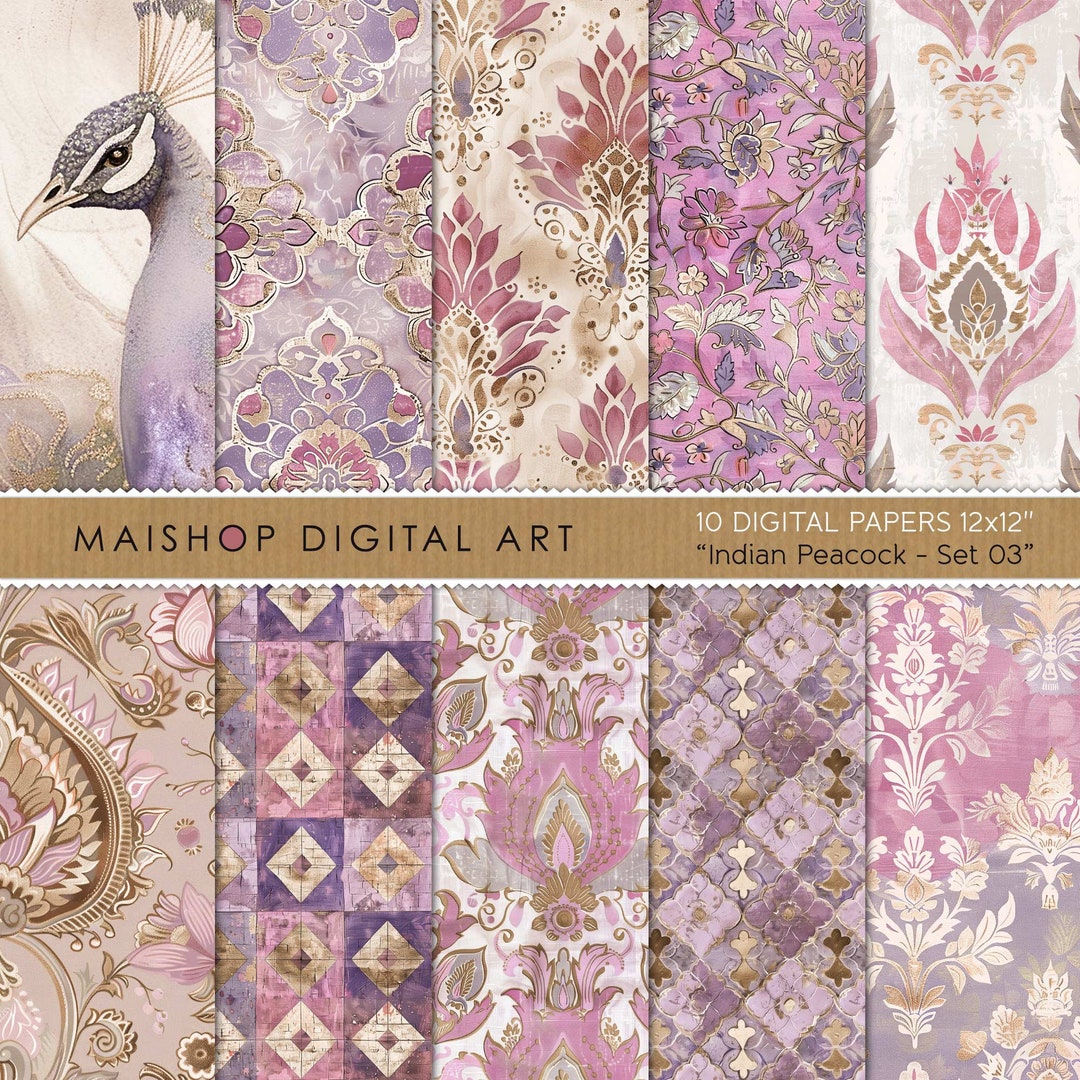 Seamless Digital Paper Designs, Printable Designs, Scrapbook Paper ...