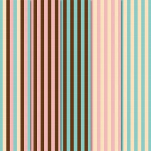 Stripes Digital Paper Set, Scrapbook Papers, Printable Striped Patterns ...