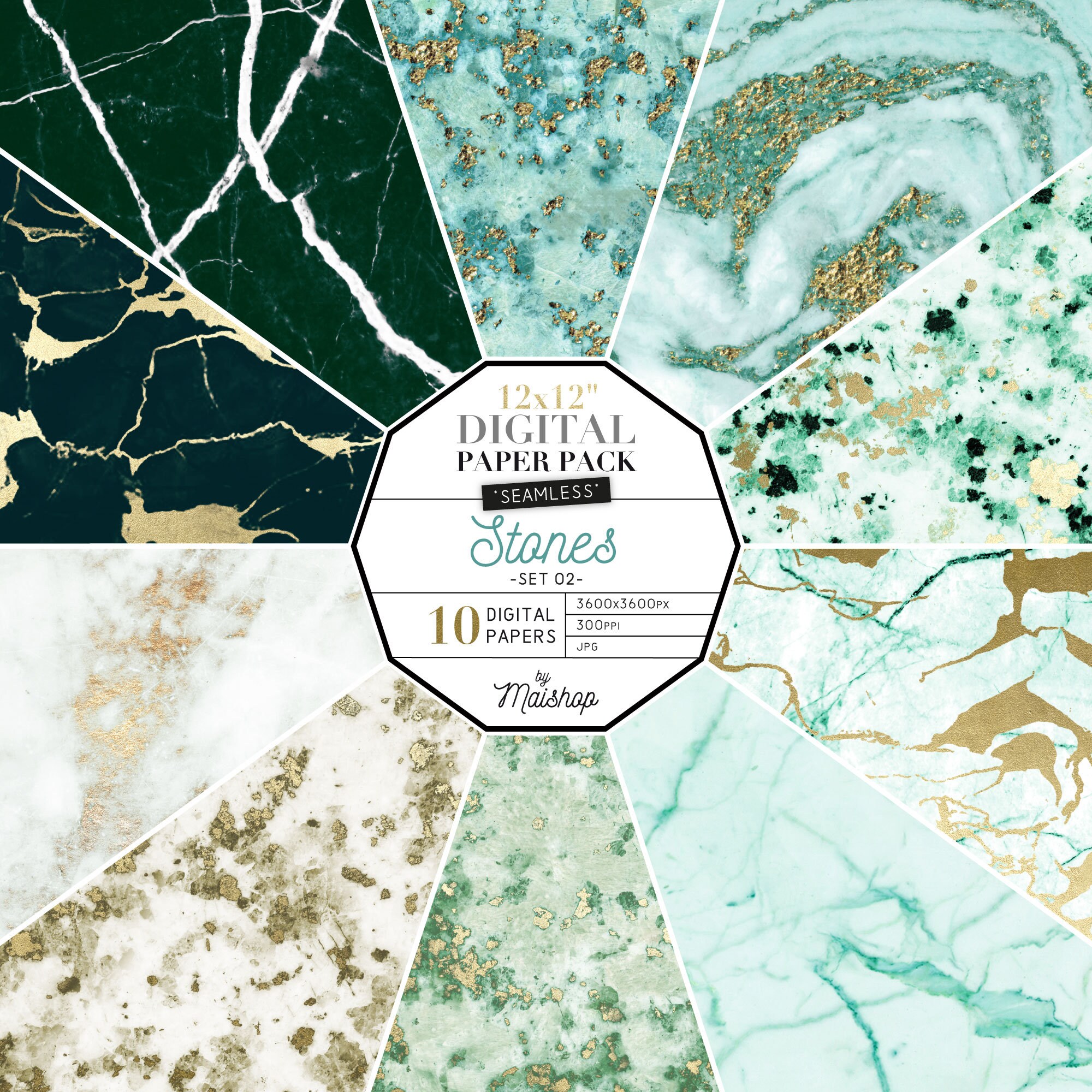 Seamless Digital Paper Pack Printable Backgrounds - Etsy