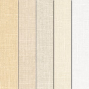 Digital Paper "linen Natural" Scrapbook Paper, Printable Textures ...