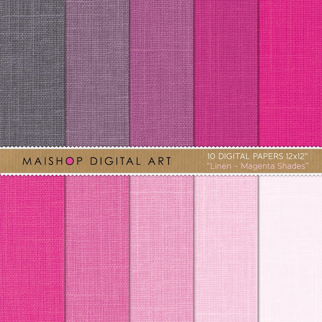 Pink Digital Paper Linen I Printable Textures I Instant Download ...