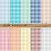 Gingham Digital Paper Set I Printable Scrapbooking Papers I Instant ...