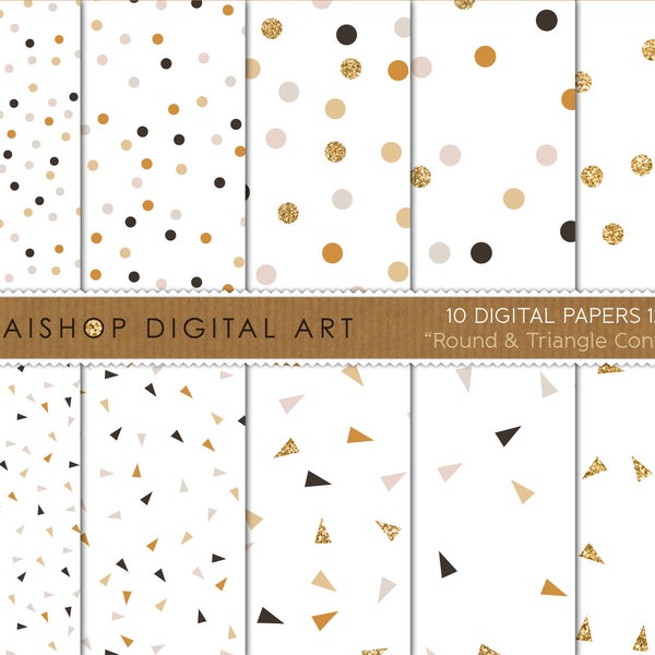 Triangle Confetti - Etsy