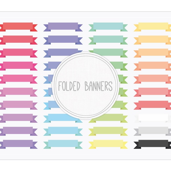 Banner Clip Art - Etsy