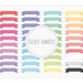 Arrows Ribbon Banners Stitch Clip Art for Web, Digital Scrapbooking ...