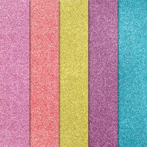 Digital Paper Glitter 'happy Day' Instant Download Scrapbooking Papers ...