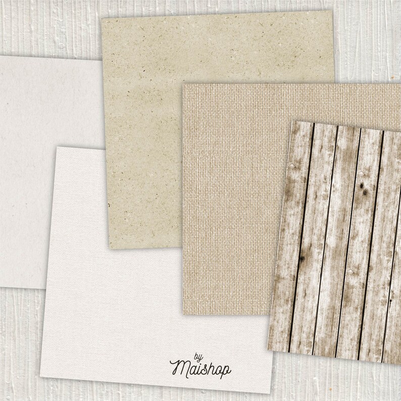 Digital Paper Pack Printable Scrapbook Papers Rustic | Etsy