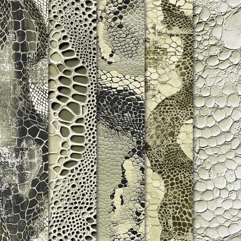 Snake Digital Papers • Printable Backgrounds • Seamless Images for ...