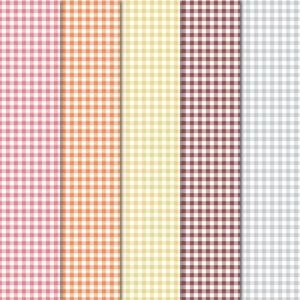 Gingham Digital Paper Set I Printable Scrapbooking Papers I Instant ...