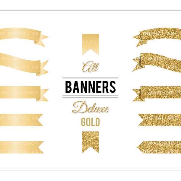 Banner Clip Art - Etsy