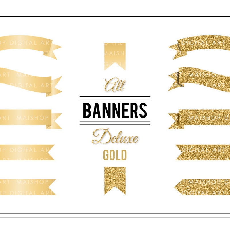 Banner Clip Art - Etsy
