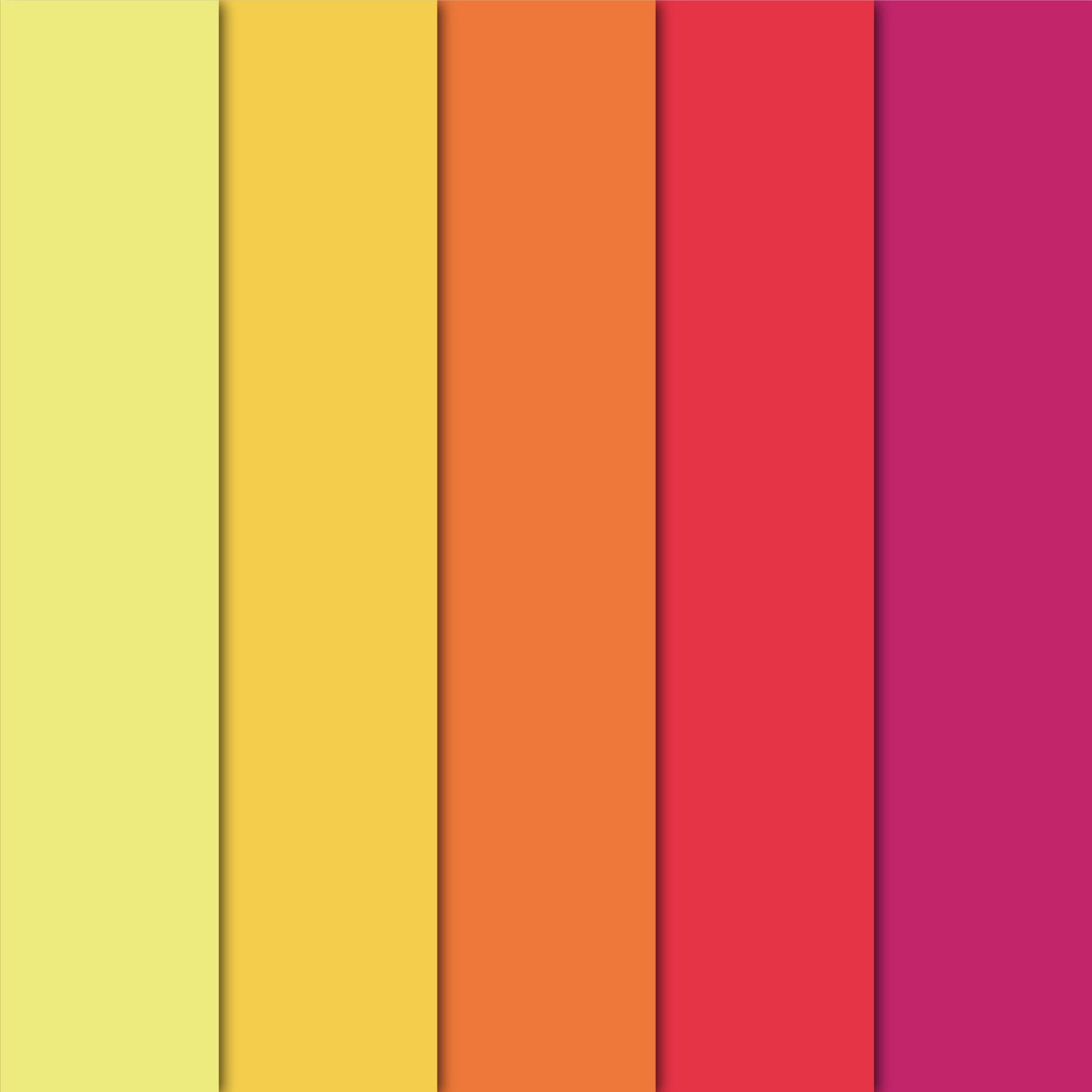 Solid Color Digital Paper 'chromatic' Rainbow Plain Scrapbook Printable ...