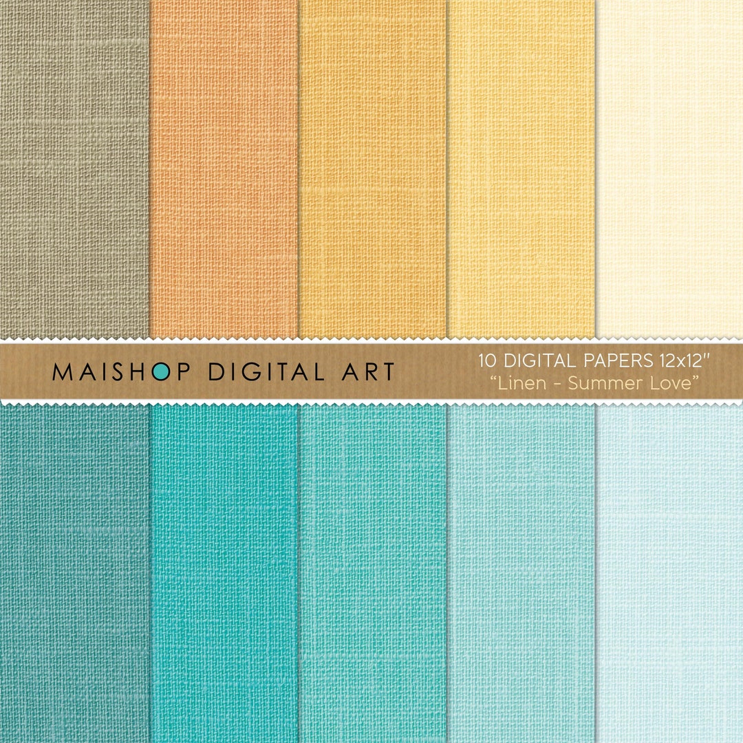 Digital Paper Linen I Printable Textured Papers I Linen Textures ...