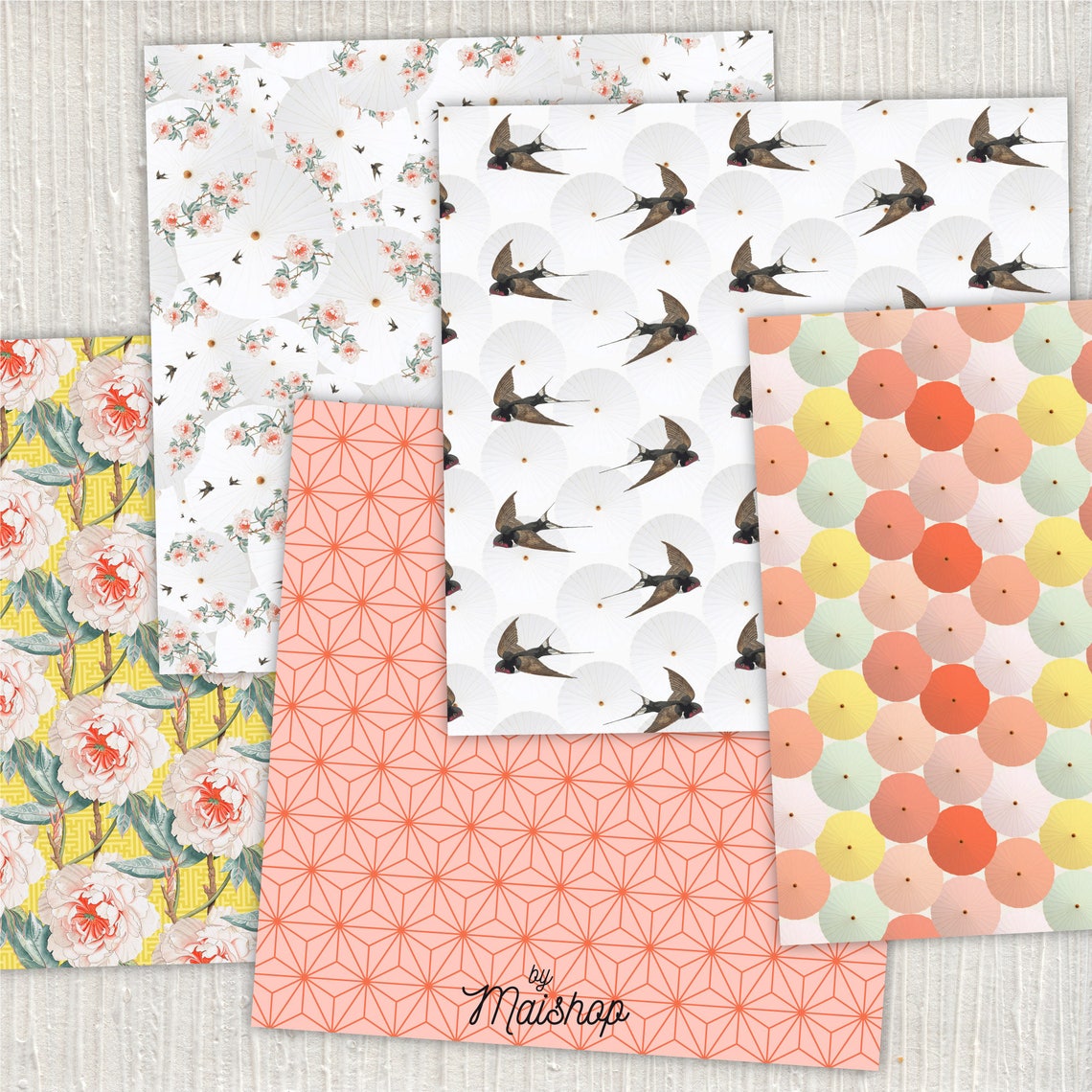 Digital Paper Pack Printable Scrapbook Paper paper - Etsy