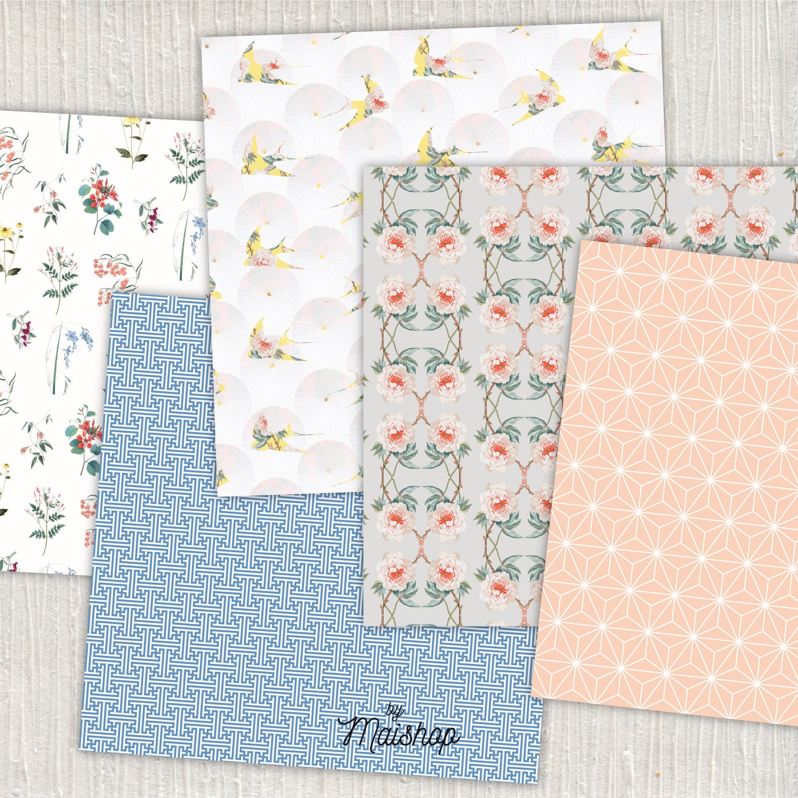 Digital Paper Pack Printable Scrapbook Paper paper - Etsy