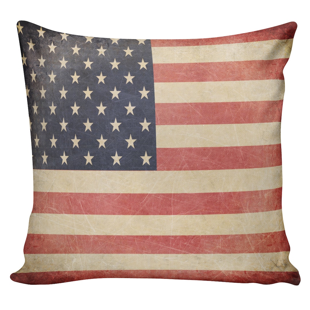 Americana Pillow, American Flag, Stars, Throw Pillow, Decorative Pillow ...