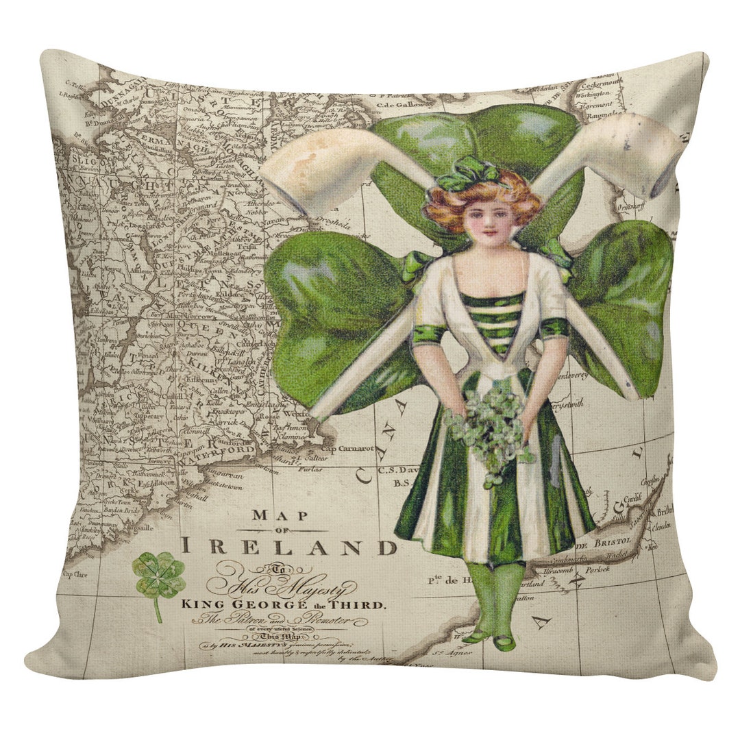St Patricks Day Pillow, Pillow Cover, Ireland, Irish, Spring Pillows ...