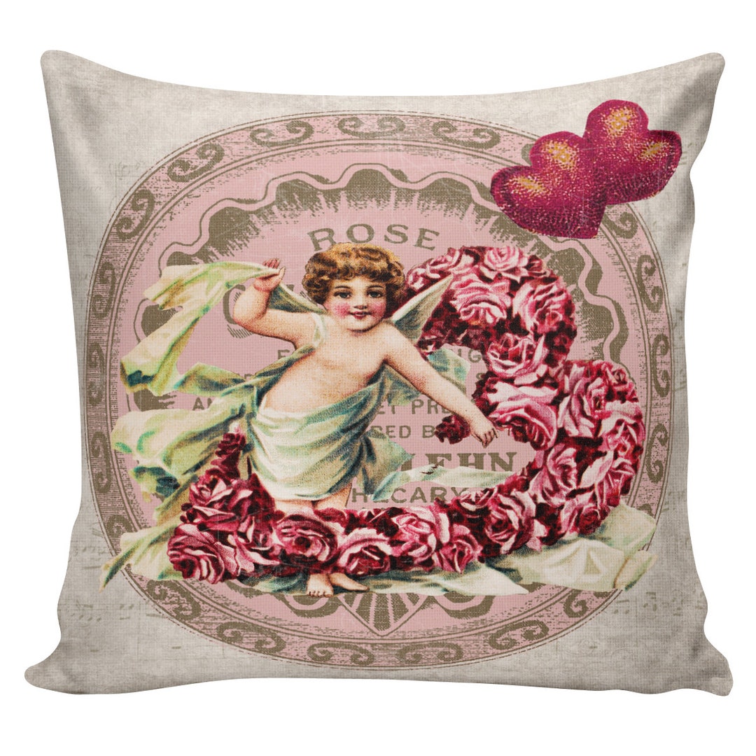 Valentine Pillow, Love Pillow, Romance, French Style Throw Pillow ...