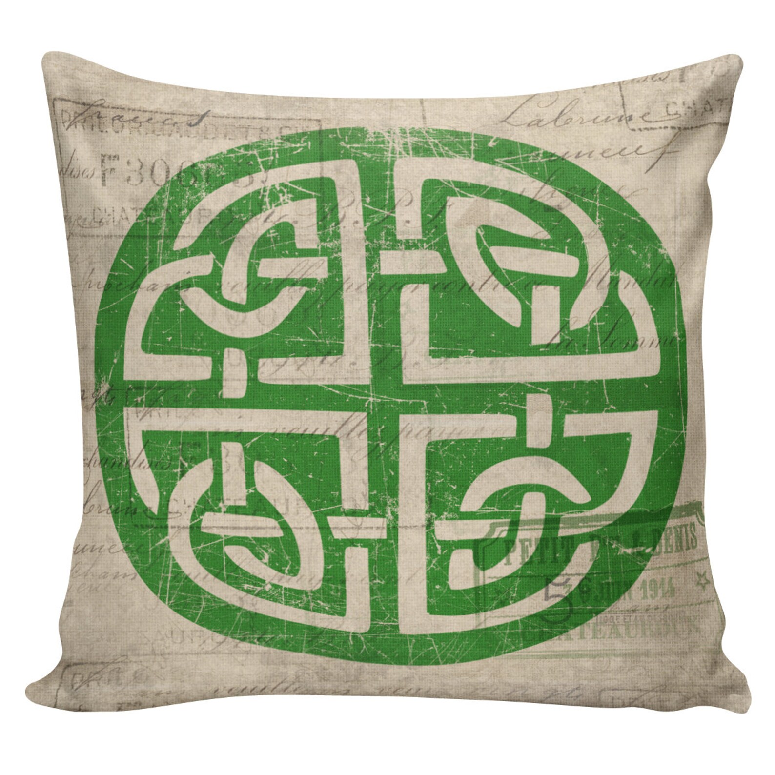 St. Patrick's Day Pillow Ireland Celtic Knot Pillow Throw | Etsy