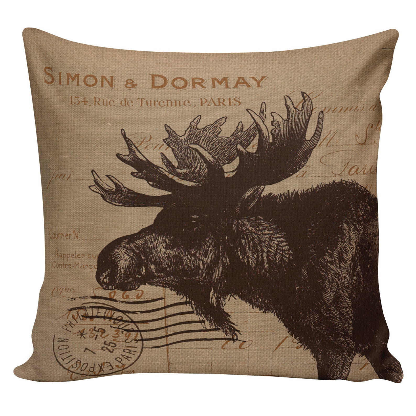 Pillow Cover Moose Throw Pillow Toss Pillow Cabin Decor - Etsy