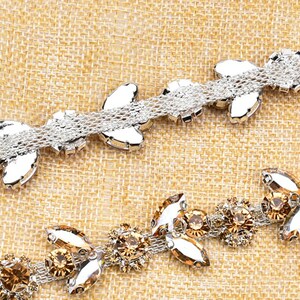 30cm/11.8 Wedding Color Crystal Chain, Crystal Chain Craft, Crystal ...