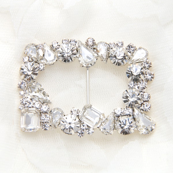 Rhinestone Wedding Belt - Etsy