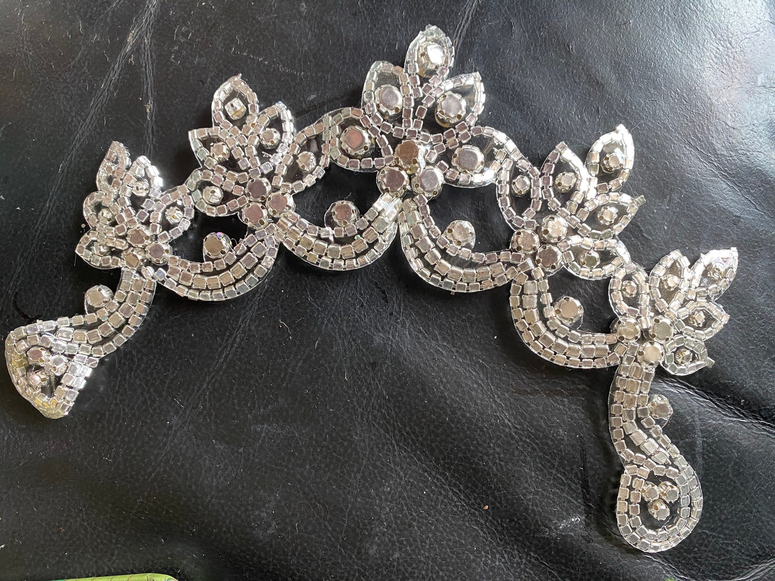 Clear Stone Crystal Applique Shoes Applique Vintage Bohemia | Etsy